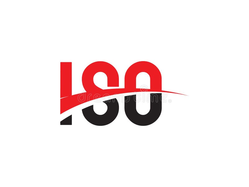 ISO Letter Initial Logo Design Vector Illustration Stock Vector ...
