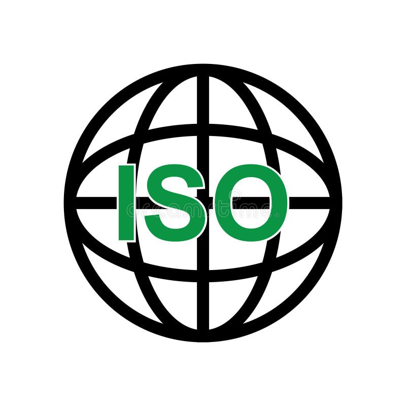 ISO logo design stock vector. Illustration of label - 319324098