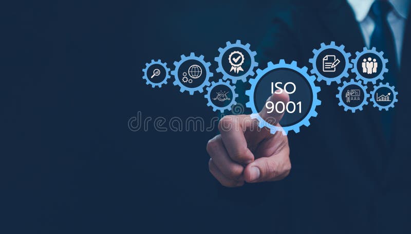 ISO 9001 Quality Management System Gears, Highlighting Standards ...