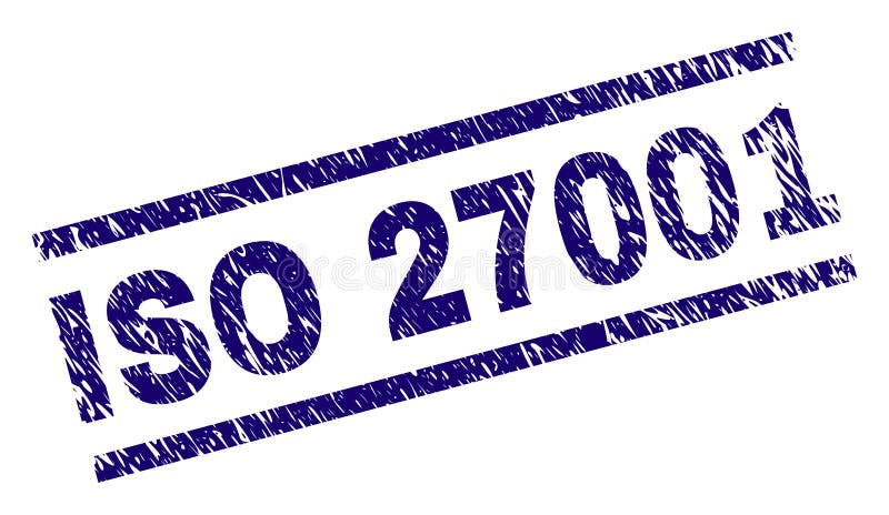 Scratched Textured ISO 27001 Stamp Seal Stock Vector - Illustration of ...