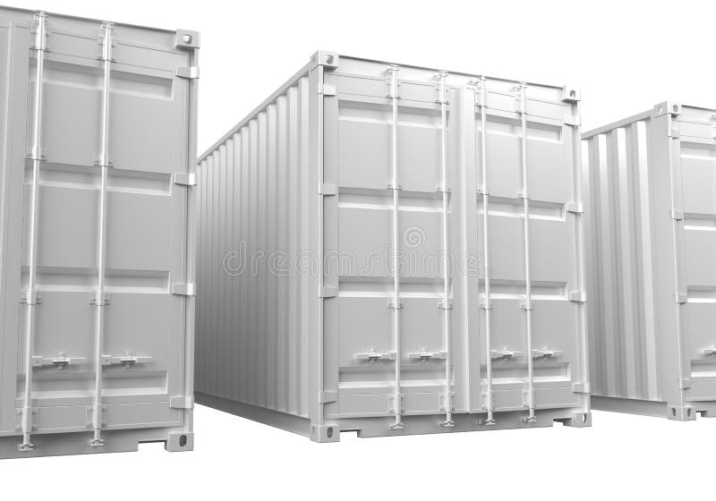 ISO Shipping Containers stock image. Image of shipping - 66944103