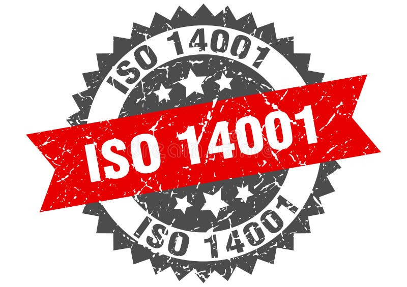 ISO 14001 Stamp. Vector. Iso 14001 Badge Icon. Certified Badge Logo ...