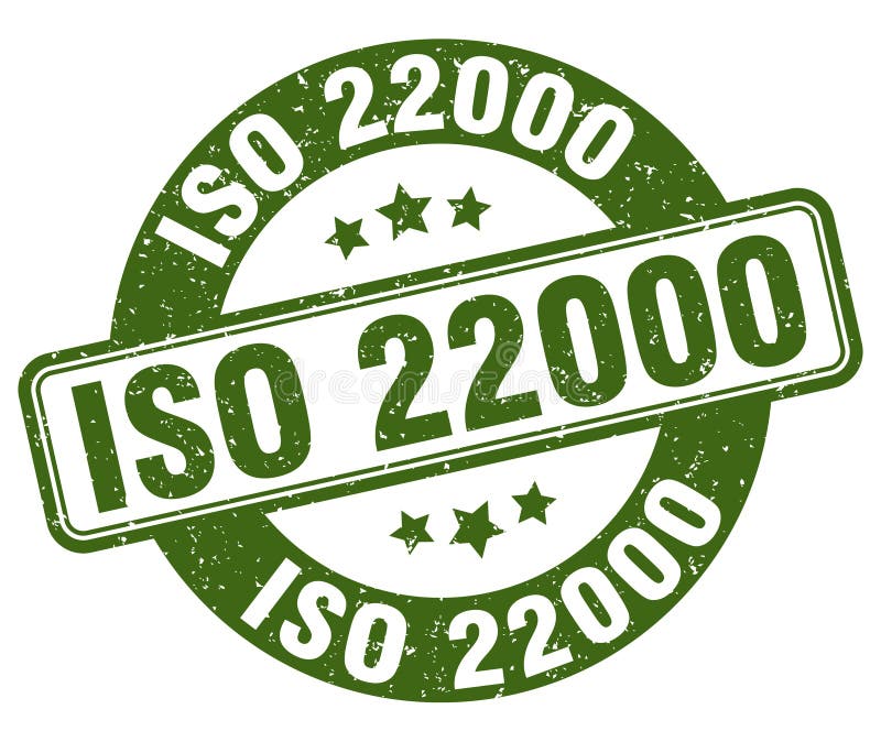 Iso 22000 Stamp. Iso 22000 Label. Round Grunge Sign Editorial Stock ...