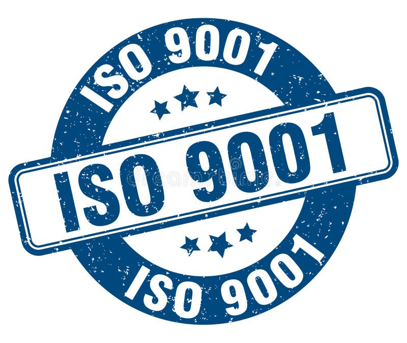 Iso 9001 Stamp. Iso 9001 Label. Round Grunge Sign Stock Vector ...