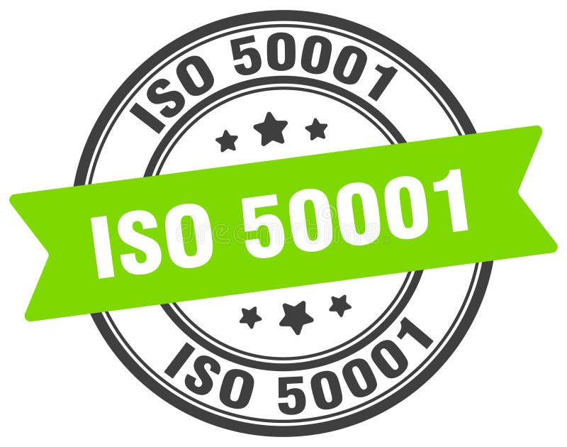 ISO 50001 Stamp. Vector. ISO 50001 Badge Icon. Certified Badge Logo ...