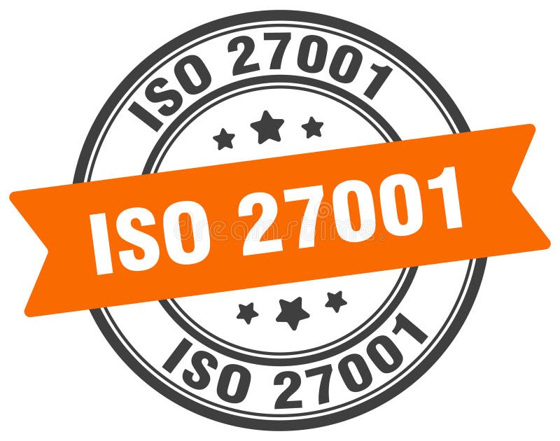 Iso 27001 Stamp. Iso 27001 Label on Transparent Background. Round Sign ...