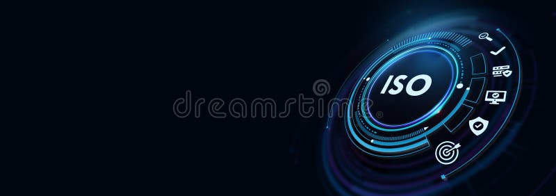 ISO Standard Certification Standardisation Quality Control Concept on ...