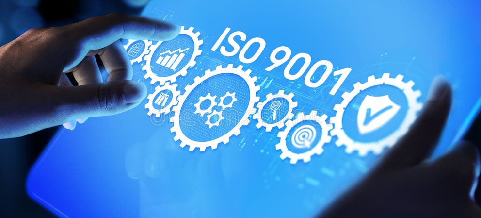 ISO 9001 Standard Certification Standardisation Quality Control Concept ...