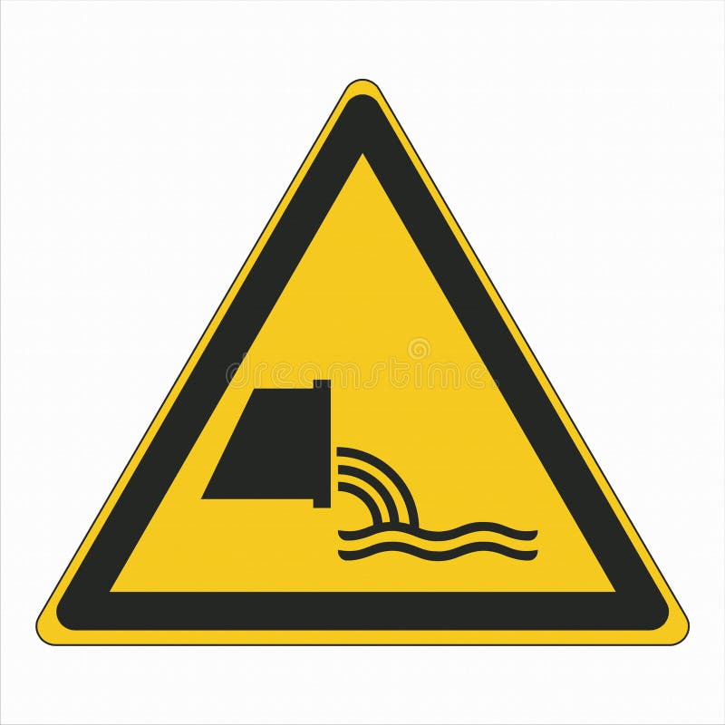 ISO 7010 Standard Icon Pictogram Symbol Safety Sign Warning Sewage ...
