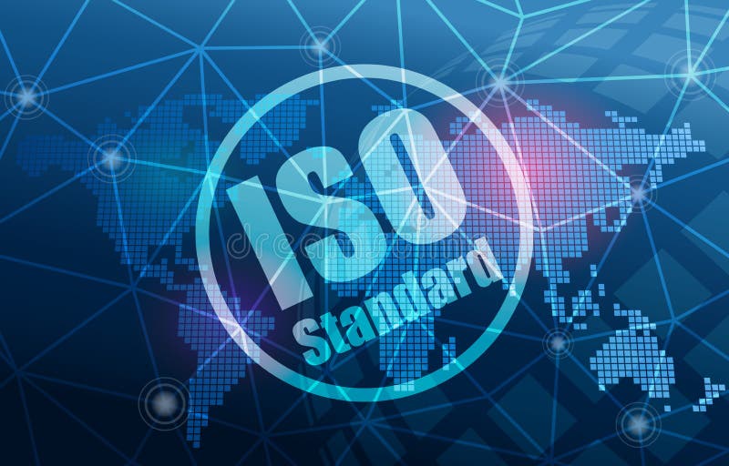 ISO Standard Quality Control Concept Background Stock Illustration ...