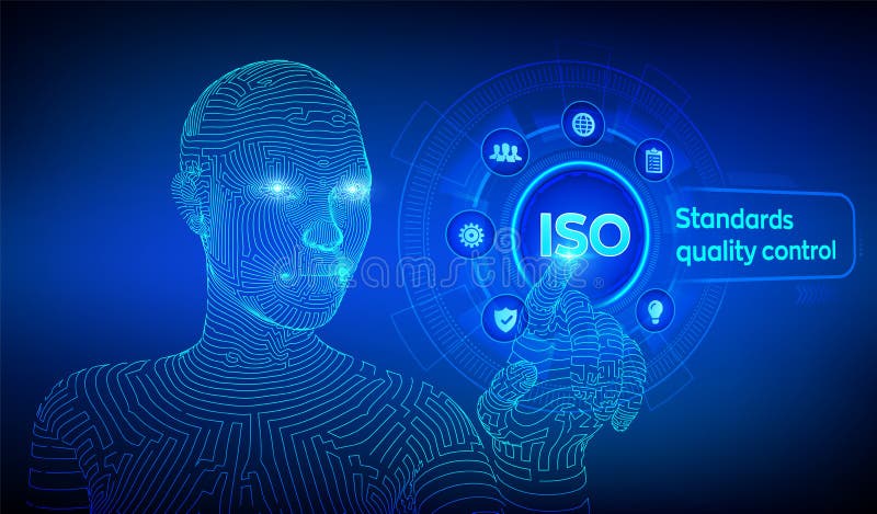 ISO Standards Quality Control Assurance Warranty Business Technology Concept. ISO ...