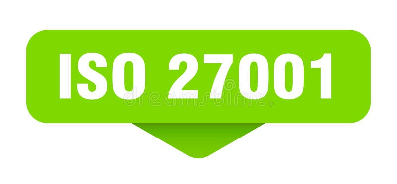 Iso 27001 Rectangular Sign. Iso 27001 Stamp Stock Illustration ...