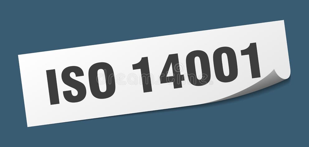 Iso 14001 Sticker. Iso 14001 Square Isolated Sign Stock Vector ...