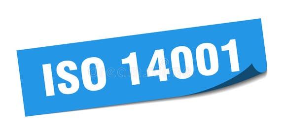 Iso 14001 Sticker. Iso 14001 Square Isolated Sign Stock Vector ...