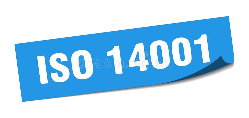 Iso 14001 Sticker. Iso 14001 Square Isolated Sign Stock Vector ...