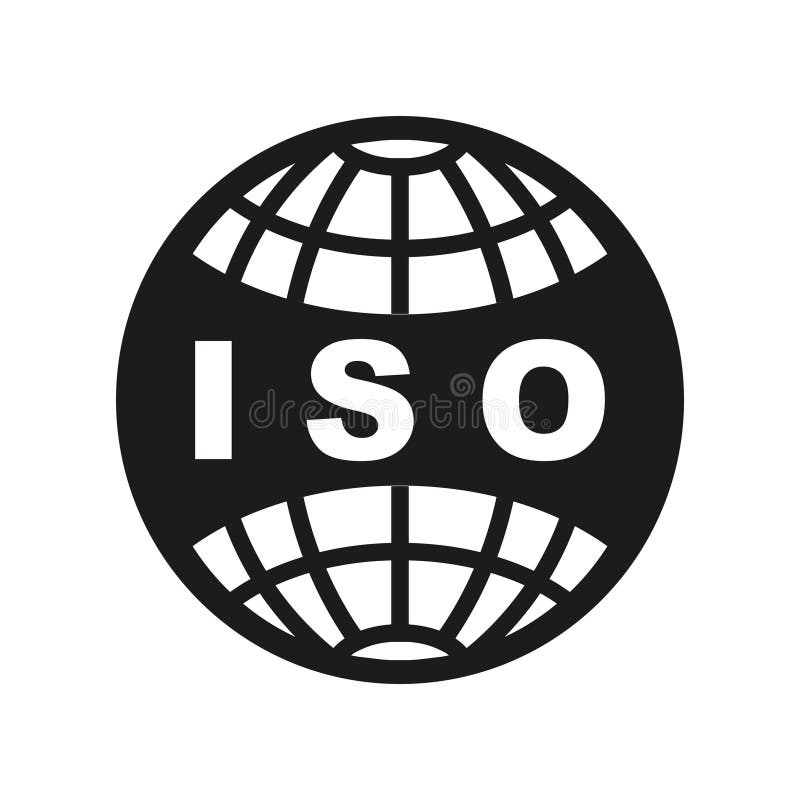ISO symbol icon stock vector. Illustration of concept - 306986957