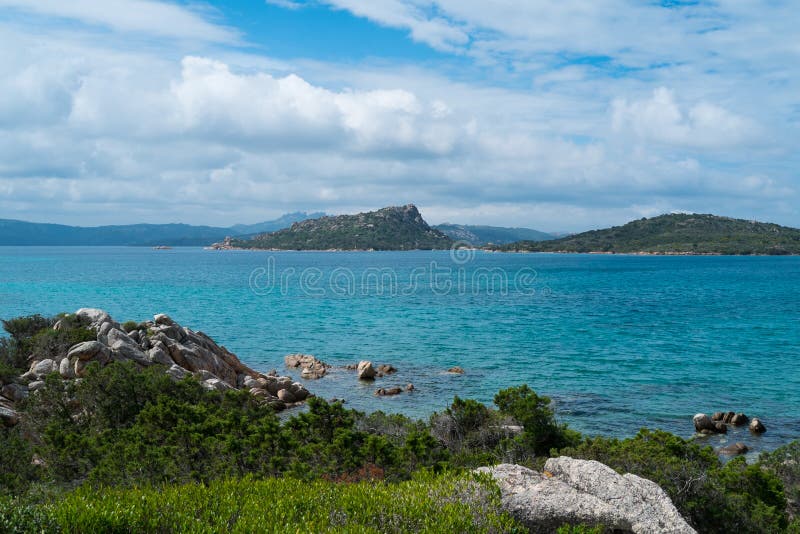 Isola Di Caprera, Sardegna, Italia Immagine Stock - Immagine di ...