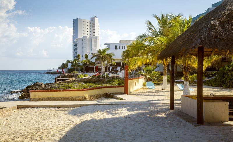 Isola Di Cozumel Nel Messico Fotografia Stock - Immagine di paesaggio ...
