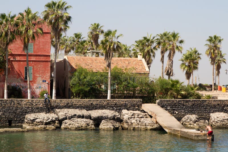 Isola di Gorée fotografia editoriale. Immagine di colore - 31795887