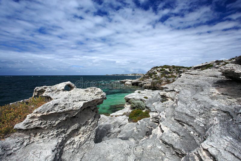 Isola Di Rottnest, Australia Occidentale Immagine Stock - Immagine di ...