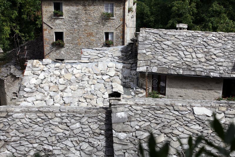 Isola Santa - the Ancient Medieval Village. Stock Image - Image of ...