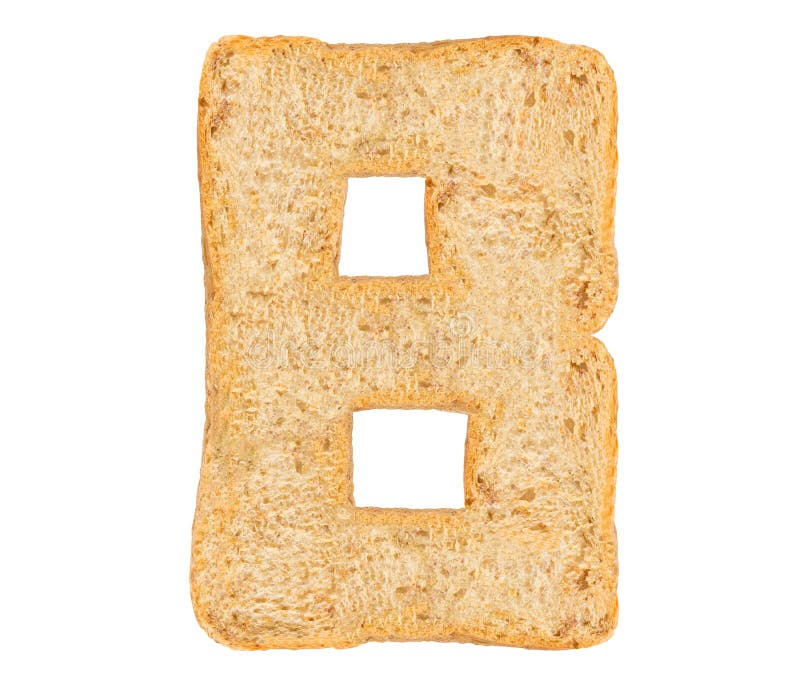 Isolate Bread Alphabet stock photo. Image of alphabet - 84348450