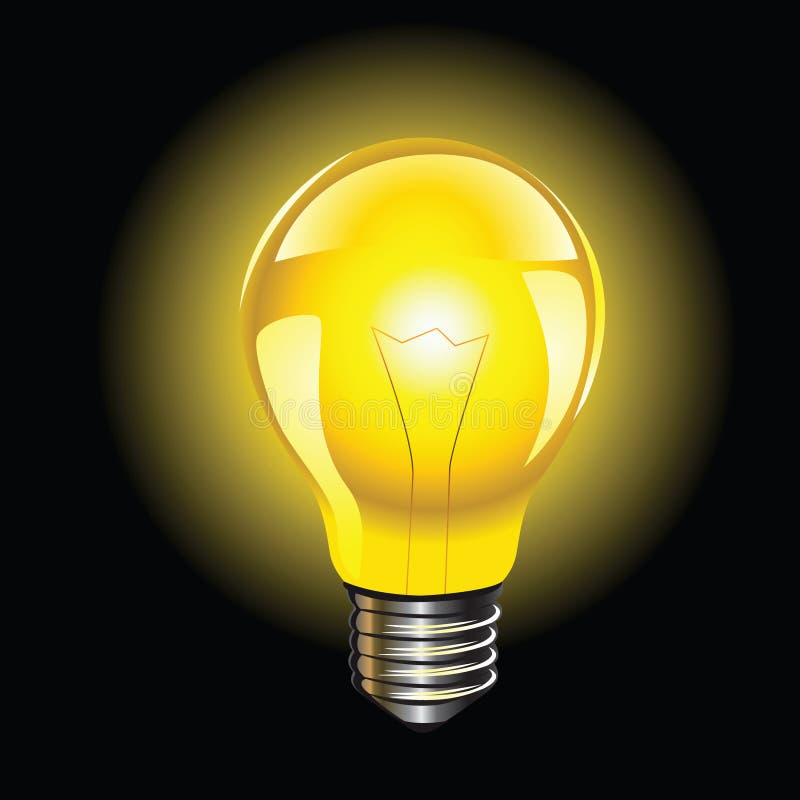 Bulb Lamp And Human Nature DNA And Genetic Logo Design. Stock Vector ...