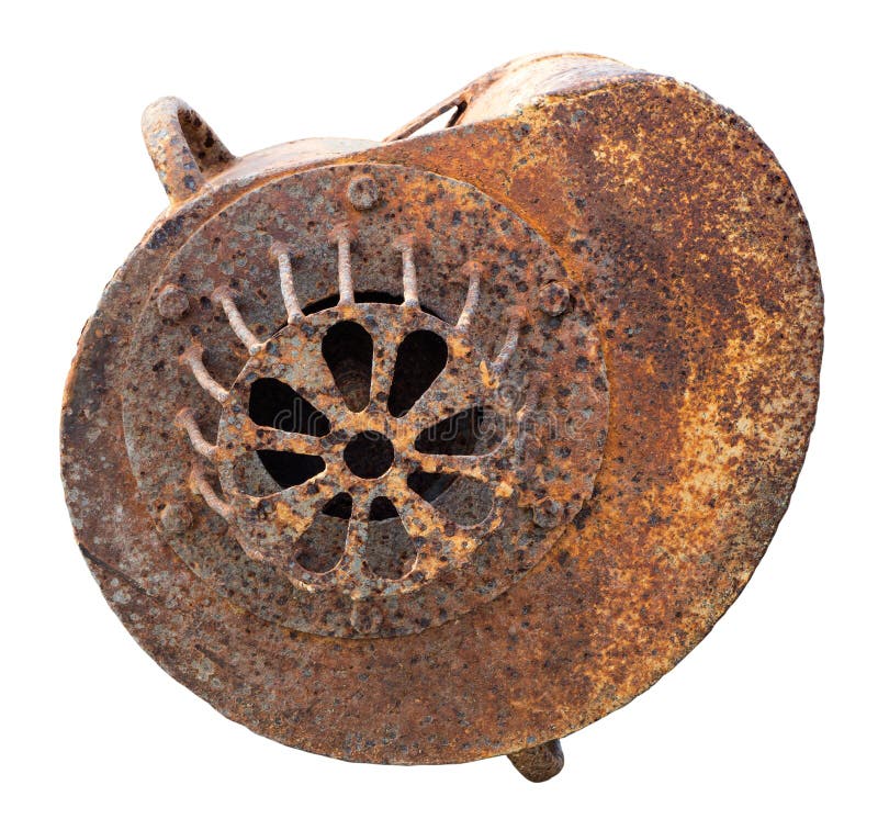 The Head of the Old Pump Pipe Rust. Stock Photo - Image of energy ...