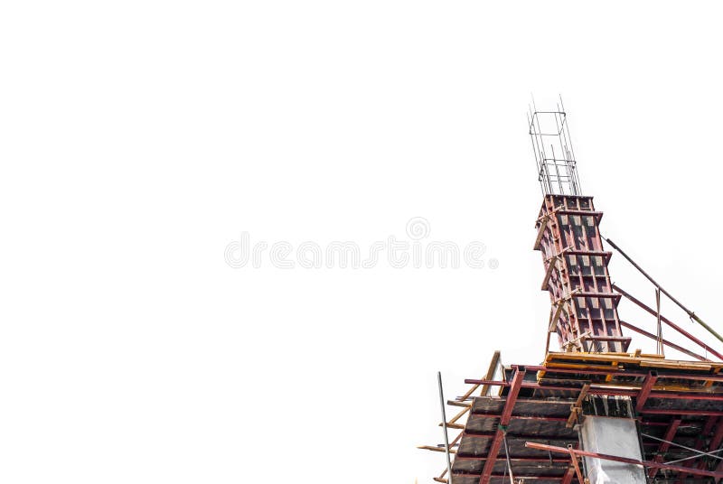 Isolate construction stock image. Image of steel, tower - 56828447