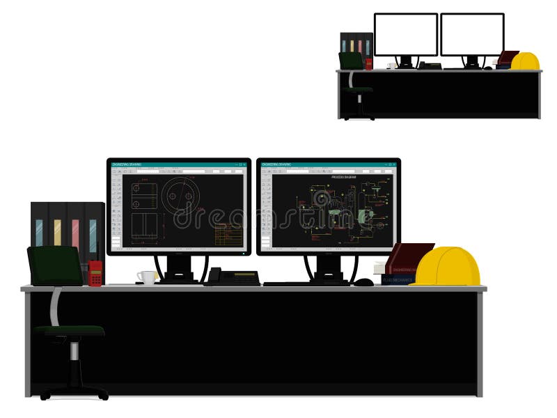 Isolate Engineering Workstation Stock Illustrations – 38 Isolate ...