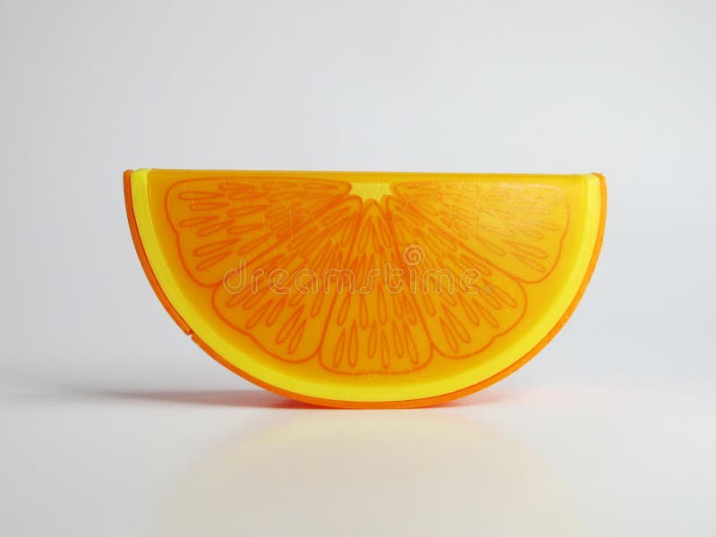 Isolate Figure Cute Plastic Orange Prop Decor Stock Photo - Image of ...