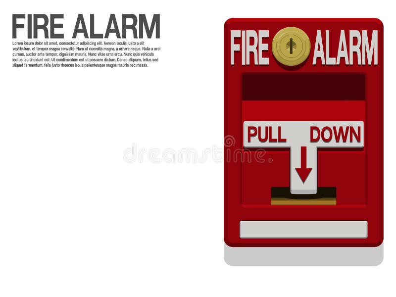 Fire Alarm Pull Stock Illustrations – 725 Fire Alarm Pull Stock ...