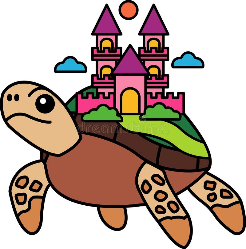 Funny Pink Cartoon Castle Stock Illustrations – 529 Funny Pink Cartoon ...