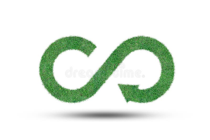 Isolate of Infinity from Green Grass for Business and Environment ...