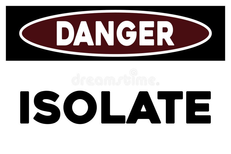 Isolate warning sign stock illustration. Illustration of triangle ...