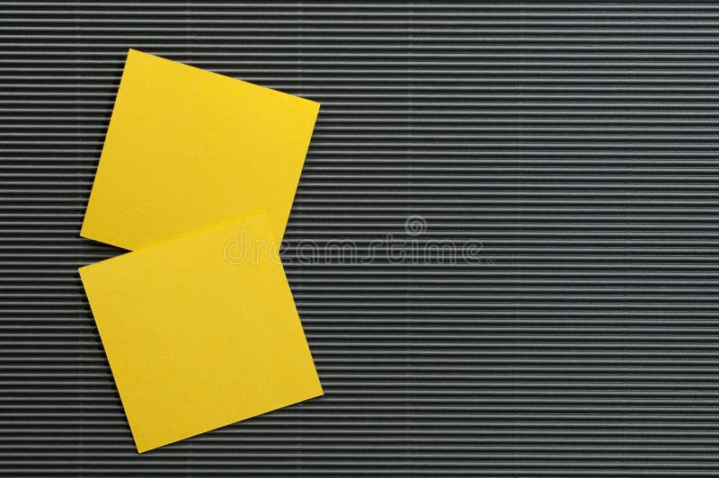 Isolate Yellow Note Papers Sheet. Stock Image - Image of connection ...