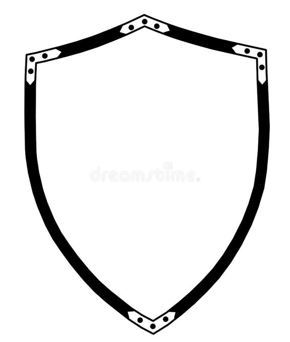 Isolated 16th Century War Shield Stock Vector - Illustration of ...