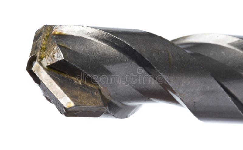 Isolated 22 mm drill bit stock image. Image of cutting - 28922385