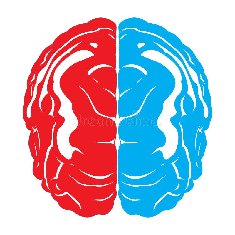 Isolated brain icon stock vector. Illustration of background - 108761987