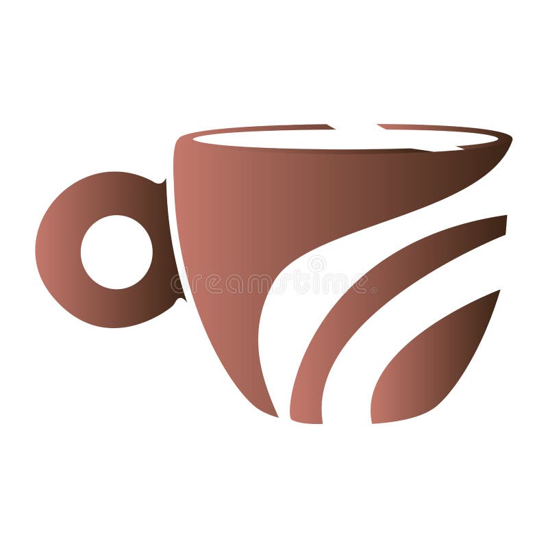 Isolated Abstract Coffee Mug Logo Stock Vector - Illustration of shop ...