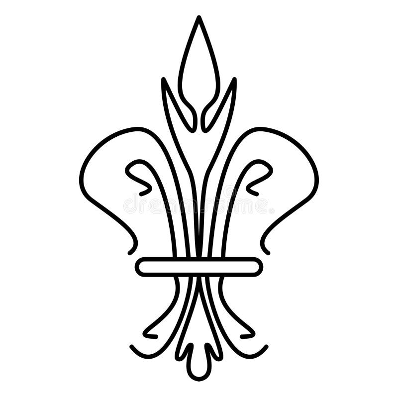 Isolated Abstract Lys Flower Symbol Icon Vector Stock Vector ...