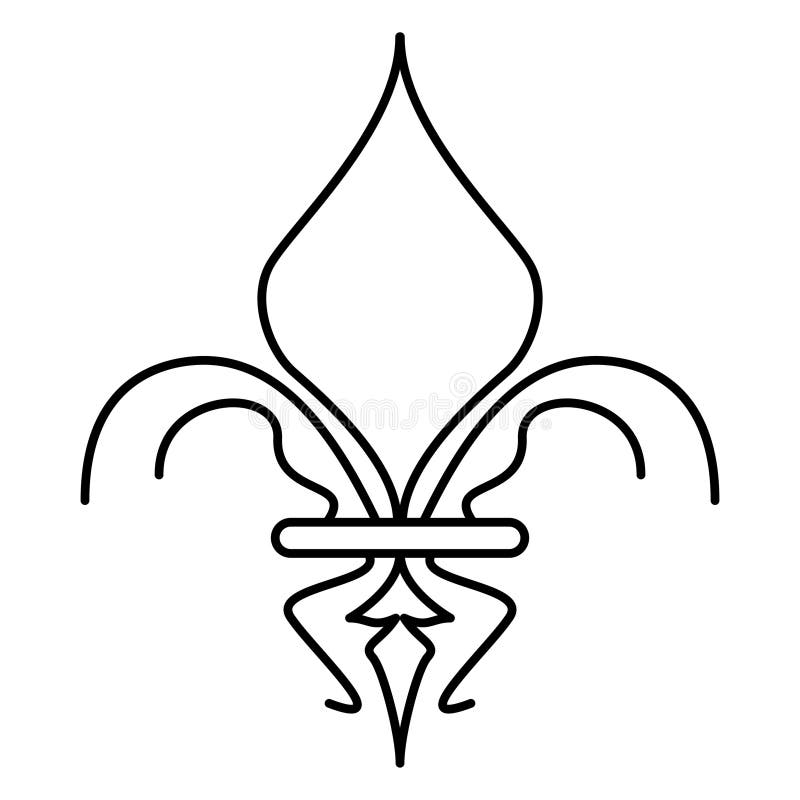 Isolated Abstract Lys Flower Symbol Icon Vector Stock Vector ...