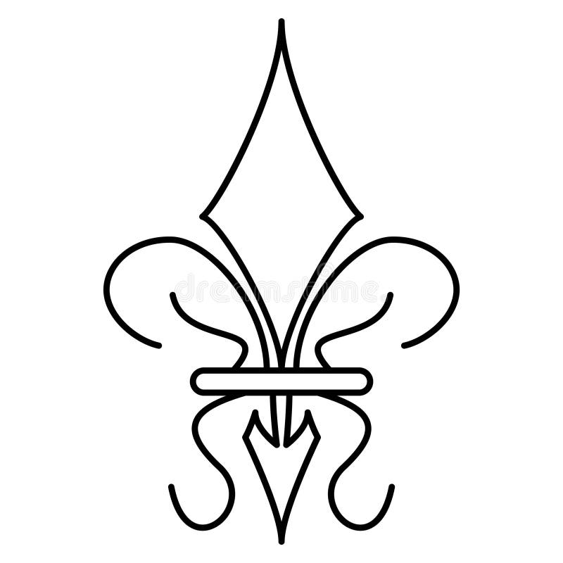 Isolated Abstract Lys Flower Symbol Icon Vector Stock Vector ...