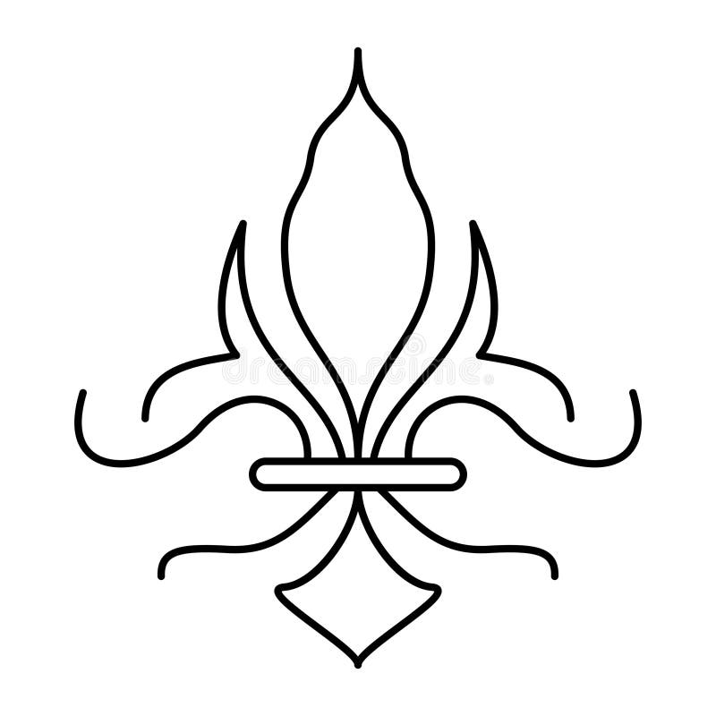 Isolated Abstract Lys Flower Symbol Icon Vector Stock Vector ...