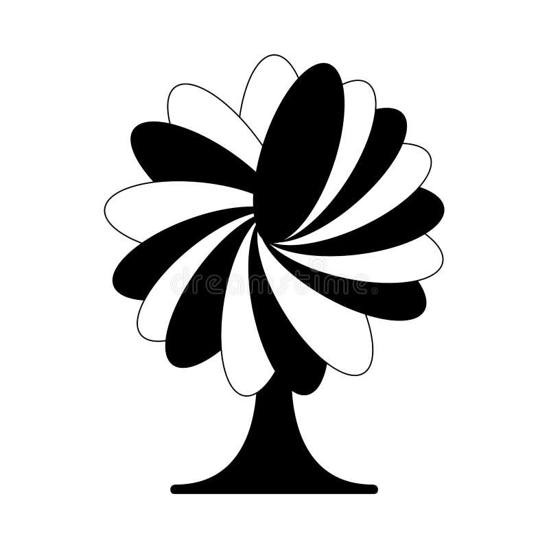 Isolated Abstract Tree Icon Stock Vector - Illustration of garden ...