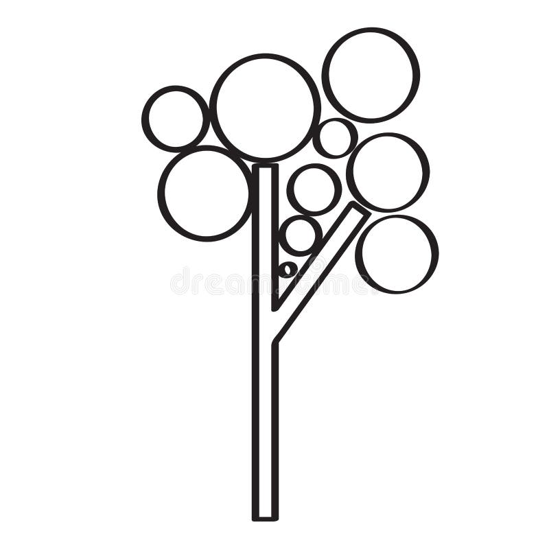Isolated Abstract Tree Icon Stock Vector - Illustration of concept ...