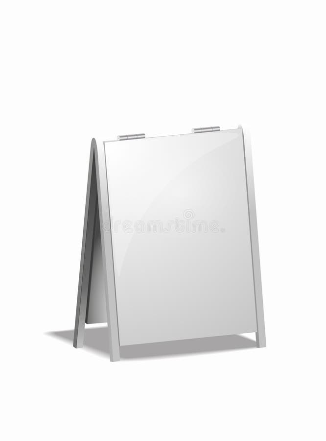 Isolated Advertising Board for the Street Stock Vector - Illustration ...