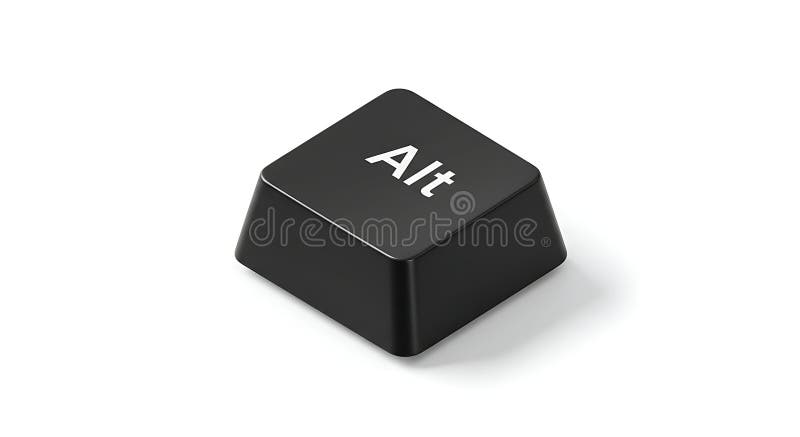 Isolated Alt Key stock illustration. Illustration of function - 377024186