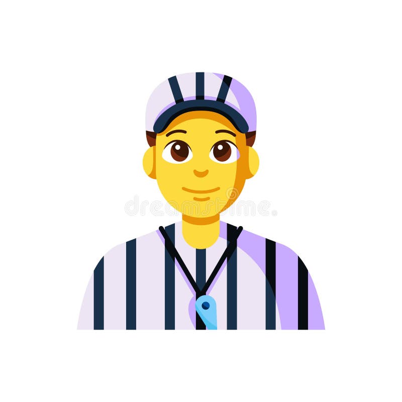 Isolated American Football Referee Stock Vector - Illustration of icon ...