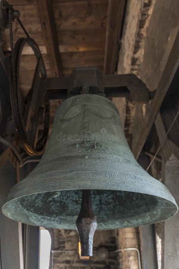 Isolated ancient bells stock photo. Image of city, vintage - 110236288